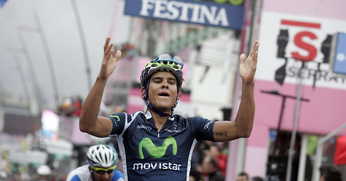 Amador gewann erste Alpenetappe beim Giro Amador gewann erste Alpenetappe beim Giro