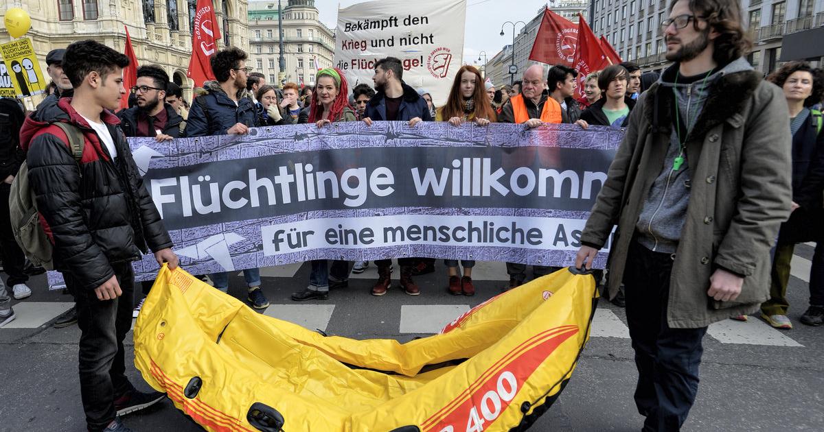 Tausende Menschen bei Pro-Asyl-Demo in Wien