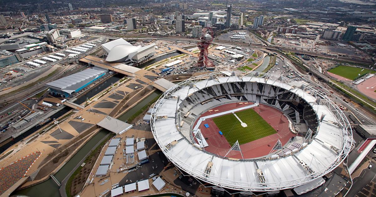Olympia-Park in London noch nicht fertig