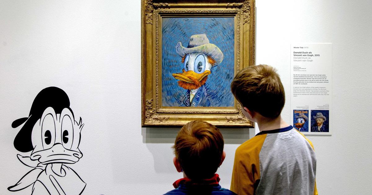 Donald Duck hängt im Van Gogh Museum | Kurier