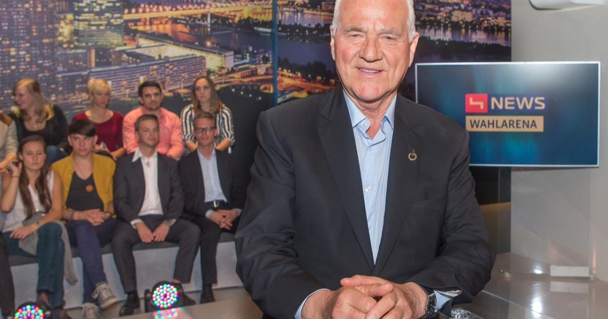 Frank Stronach in der Wahlarena