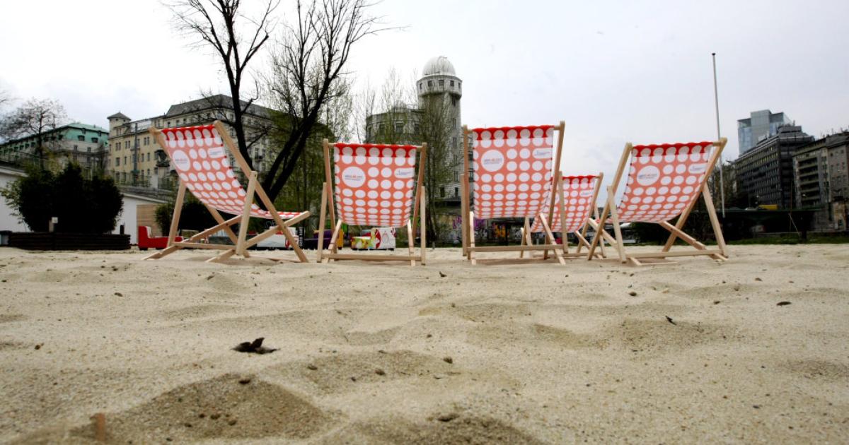 Strandbar Herrmann: Wien ist wieder am Sand