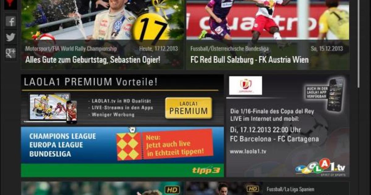 Laola1.tv-Vermarktung an InteractiveMedia | Kurier