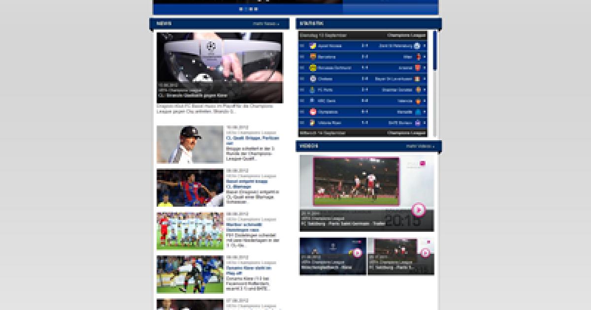 Puls 4 legt den Champions Leauge-Ball auf | Kurier