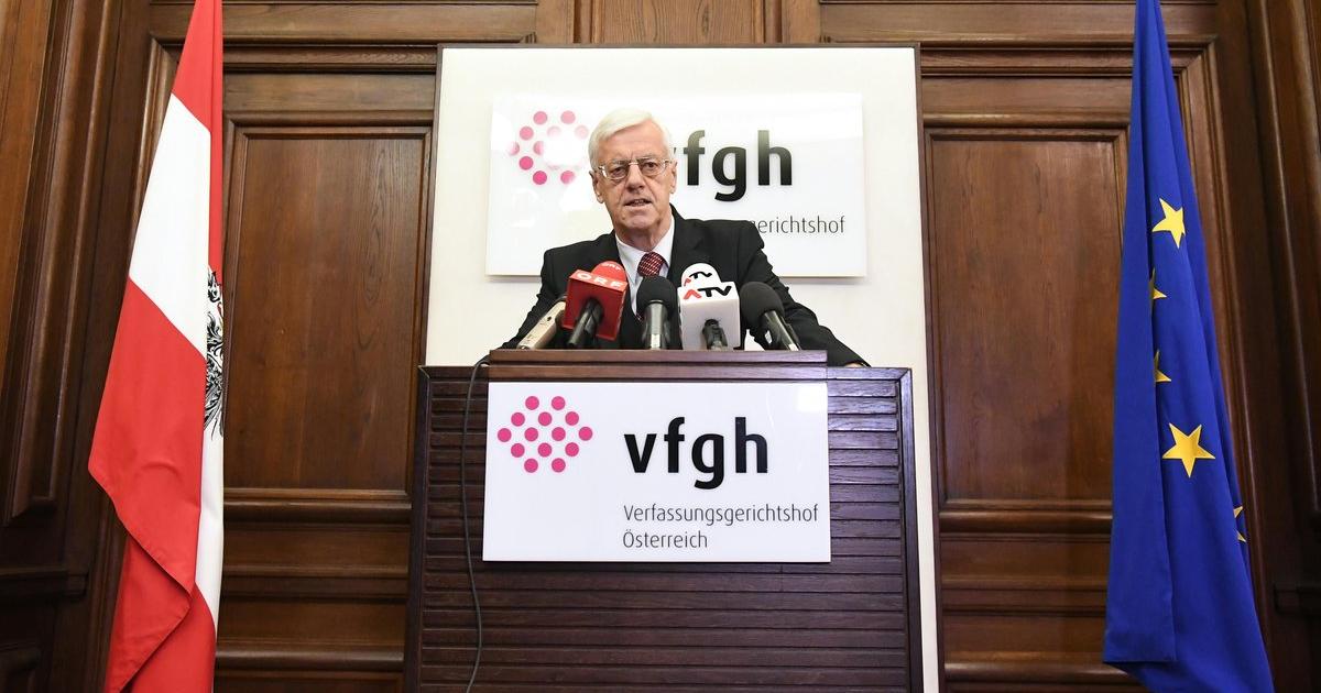 VfGH-Präsident bilanziert das Jahr 2016 | Kurier