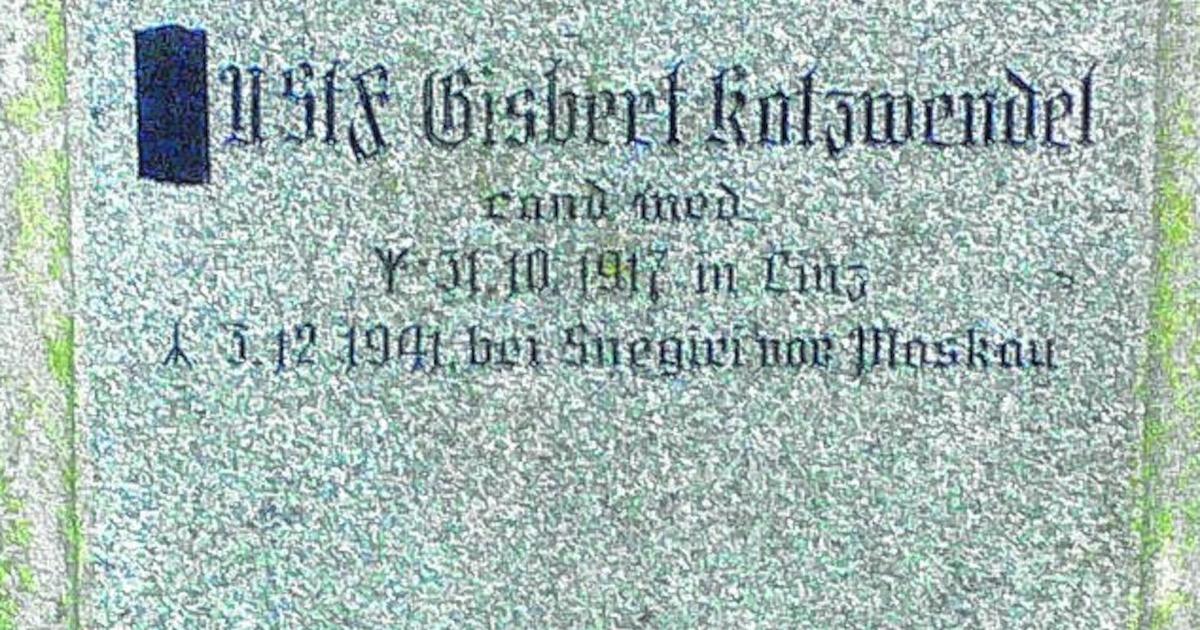 SS-Runen auf Grab mit Klebestreifen abgedeckt | Kurier