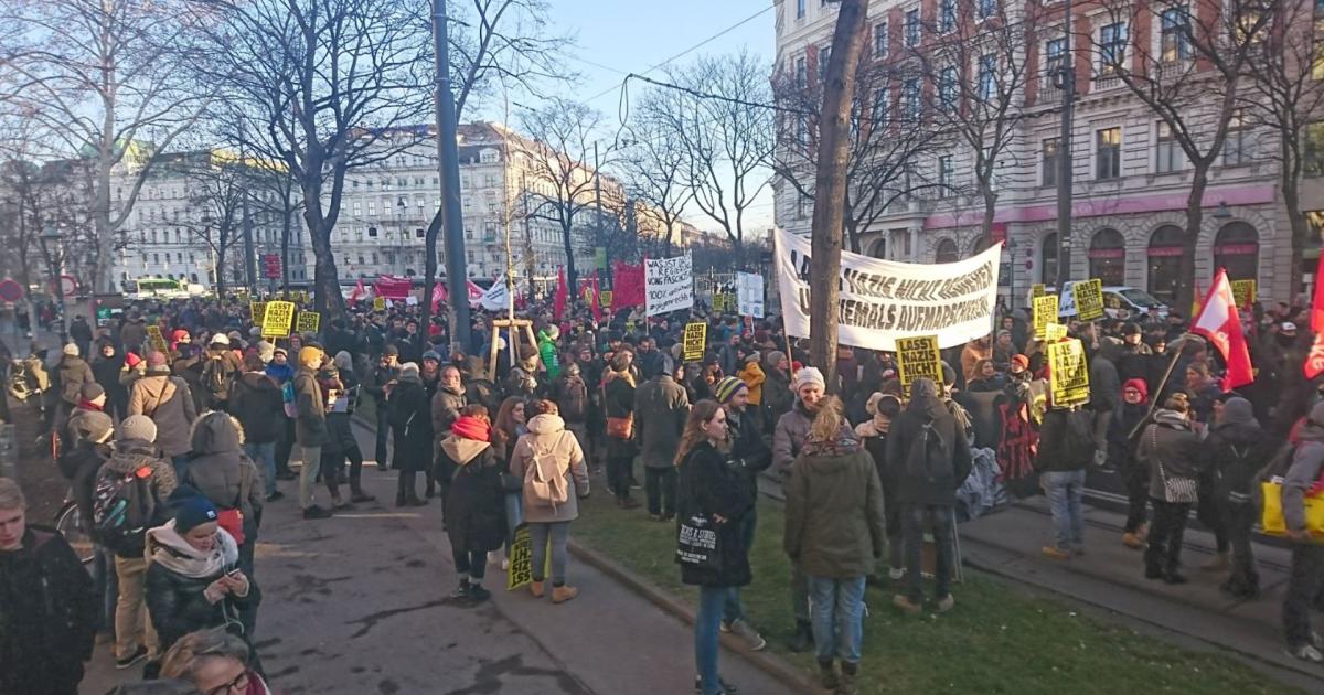 Die Demonstrationen in Bildern | Kurier