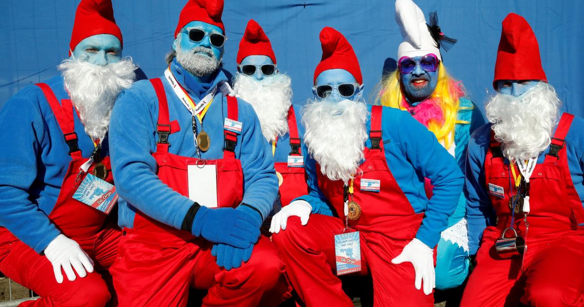 Treffen von 2762 Schlümpfen: Das sind die besten Bilder | Kurier