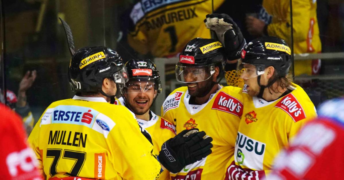 5:1 zum Abschluss: Die Vienna Capitals stürmen ins Semifinale | Kurier
