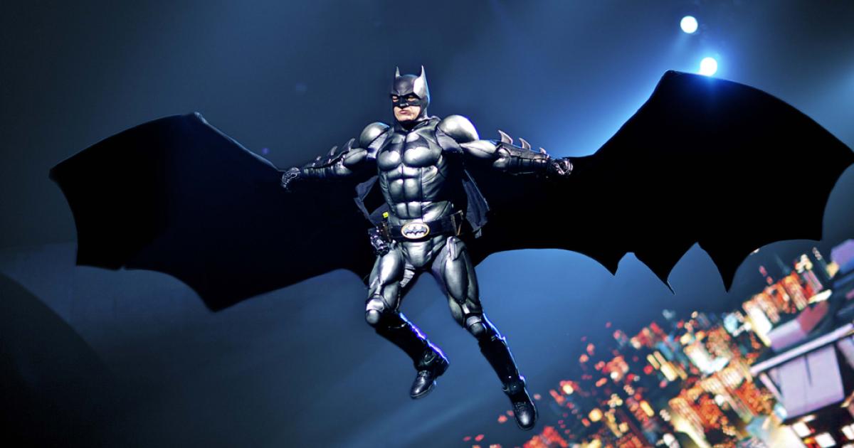 Batman-Show: Fledermaus landete in Wien