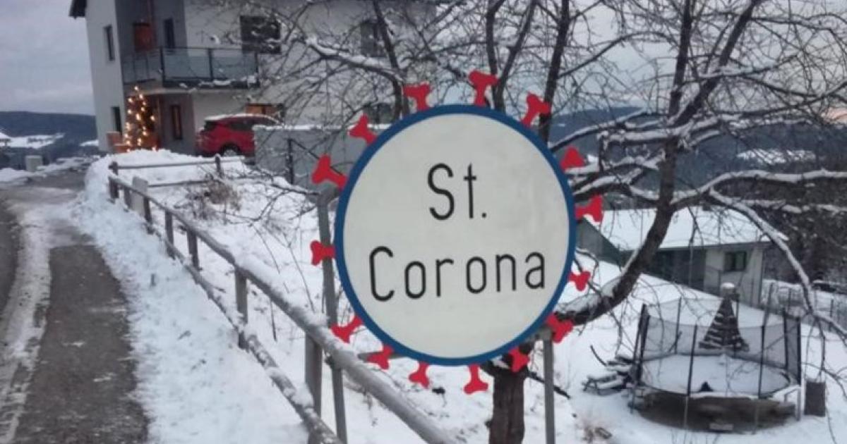 St. Corona trotzt mit lustiger Aktion der Pandemie | Kurier