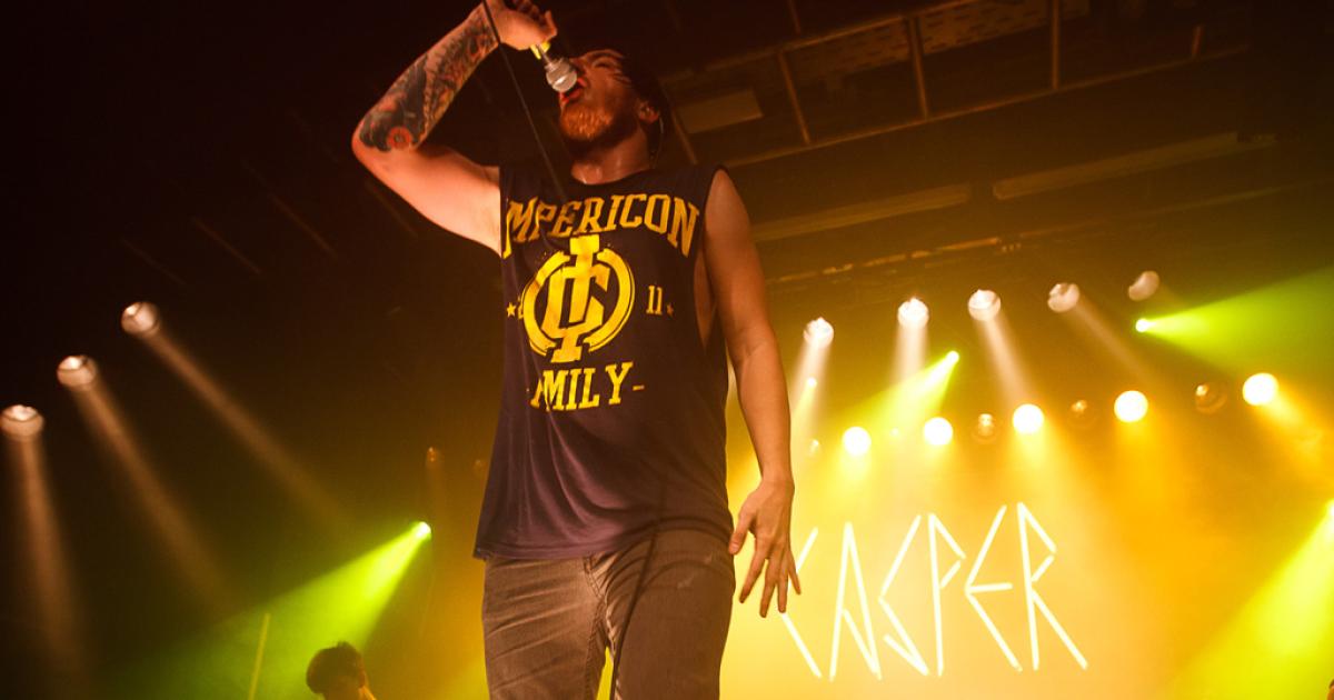 Casper begeisterte in der Szene