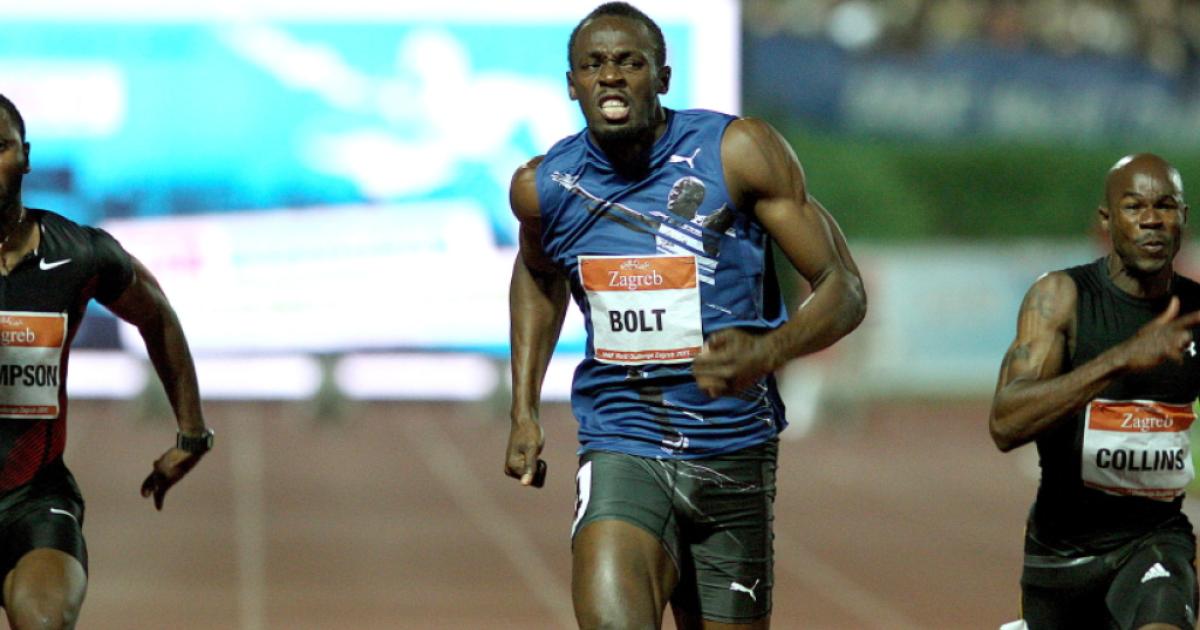Usain Bolt verpasste in Zagreb Weltjahresbestzeit | Kurier
