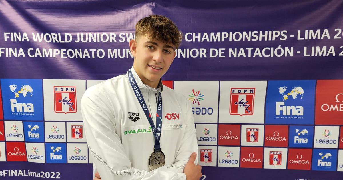 Silber nach Gold bei der Junioren-WM für Schwimmer Luka Mladenovic | Kurier