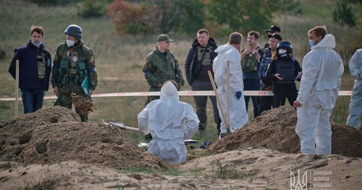 Lyman, Ukraine: Die ersten 20 Leichen aus Massengrab sind exhumiert