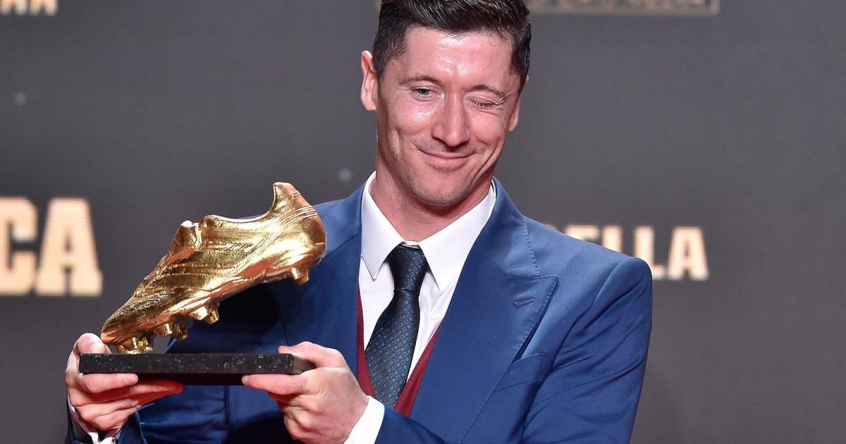 Barcelona-Star Lewandowski erhält erneut den Goldenen Schuh | Kurier
