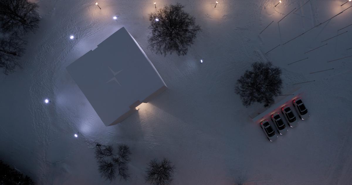 Polestar eröffnet Pop-up-Store aus Schnee und Eis | Kurier