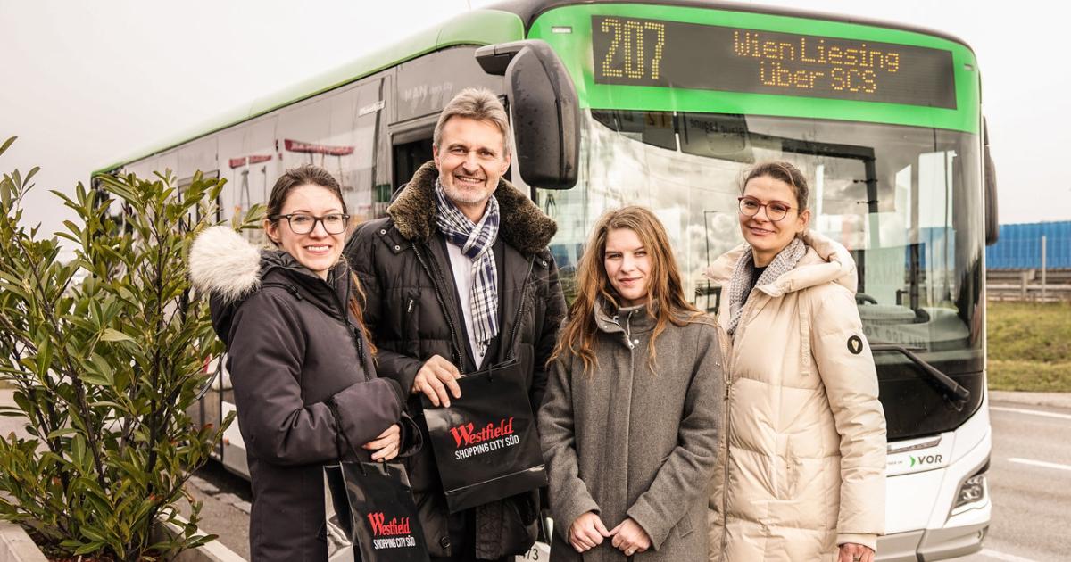 Im Bus zum Shopping: VOR-Linie 207 für Kunden und Mitarbeiter der SCS ...