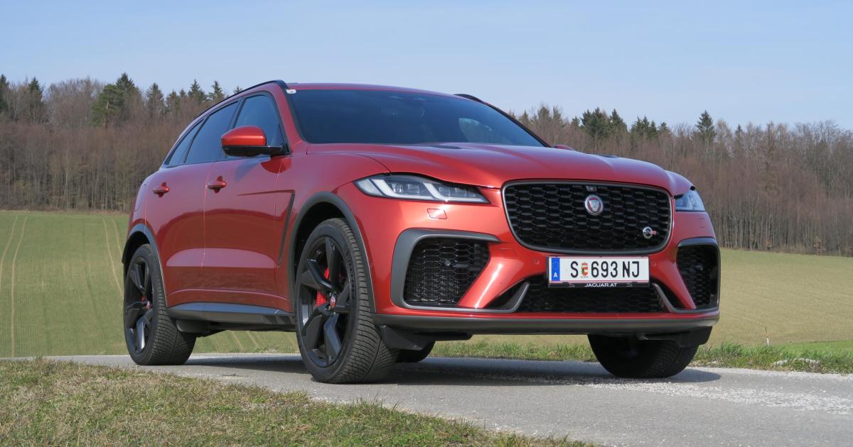 Jaguar F-Pace SVR: Noch ein Abschied vom Achtzylinder | Kurier