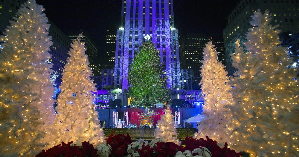 Christbaum erstrahlt mit 45.000 Lichtern | Kurier
