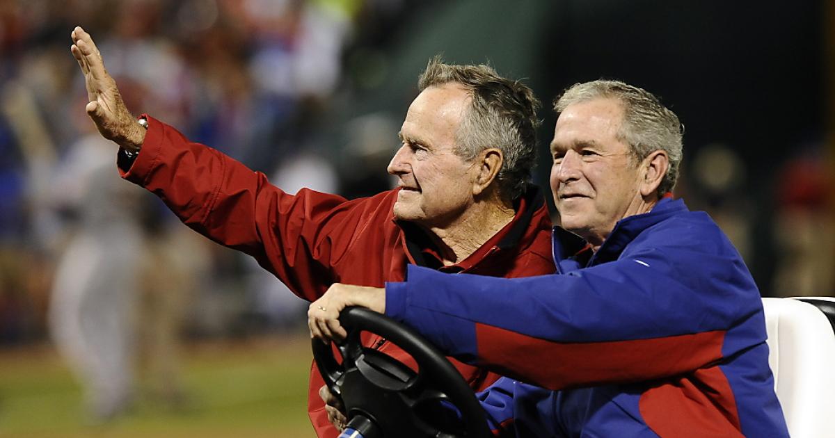 George Bush hofft auf Rangers-Sieg in World Series