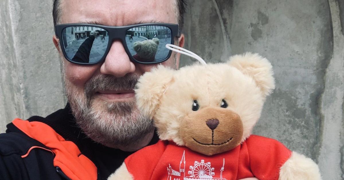 Ricky Gervais Hides Teddy Bear in Vienna: The Search for the Souvenir ...