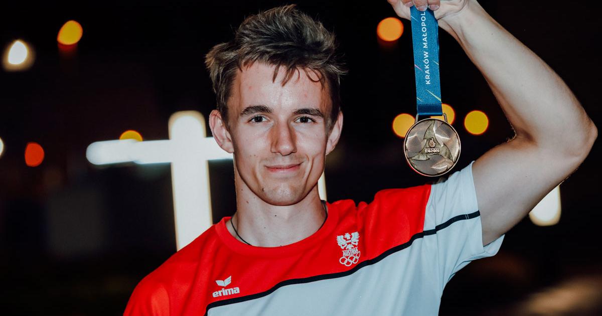 European Games: Gold für Lukas Knapp im Speed-Klettern | Kurier