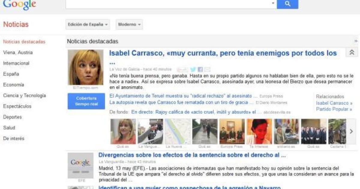 Google News Spanien sperrt wegen Gebühr zu | Kurier