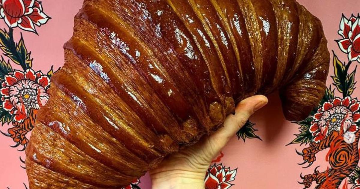 Das größte Croissant der Welt? In Edinburgh werden pflanzliche Riesen ...