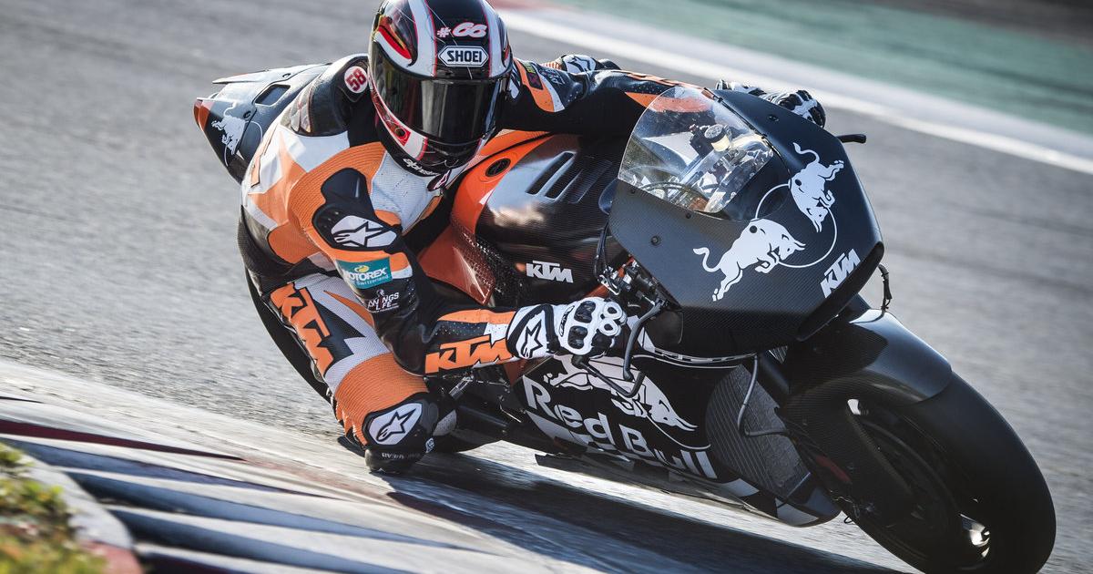 Erste Ausfahrt für die MotoGP-KTM