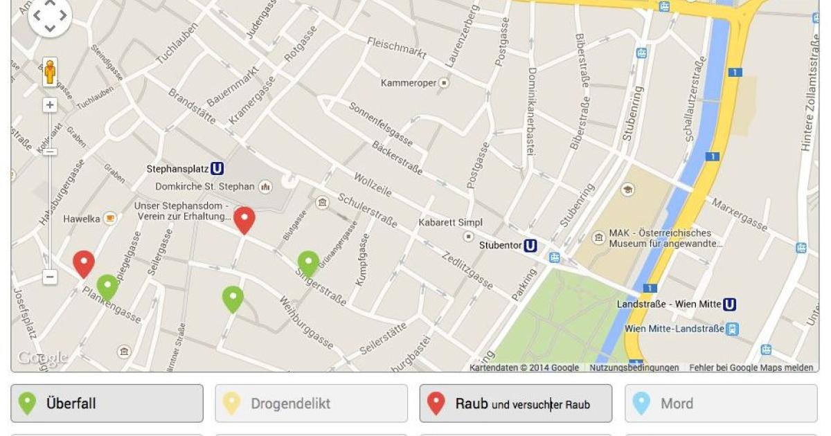 Tatorte in Wien | Kurier