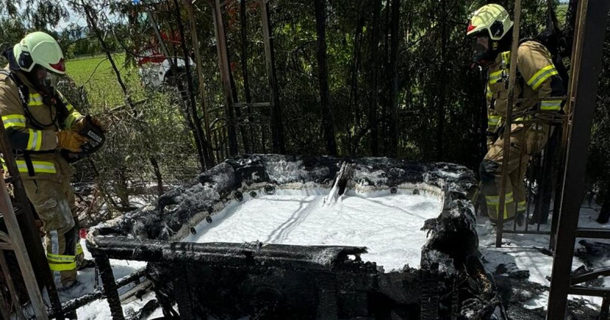 Alarm in NÖ: Whirlpool stand lichterloh in Flammen | Kurier