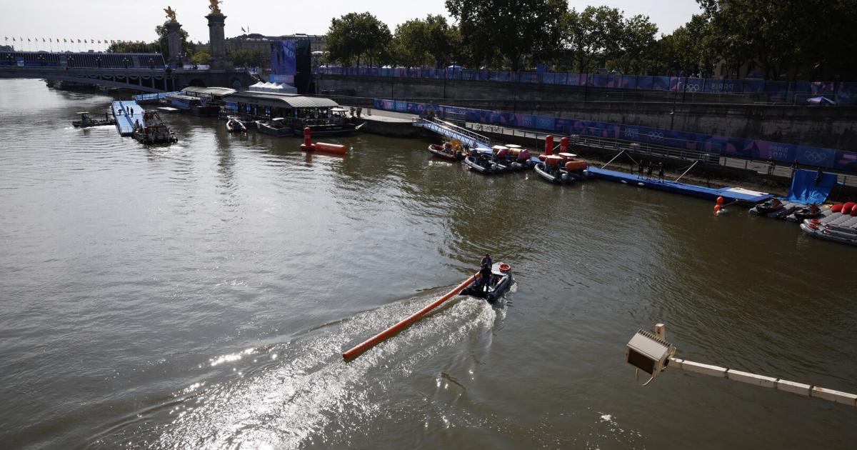Seine ist zu dreckig: Triathlon der Männer wird verschoben | Kurier