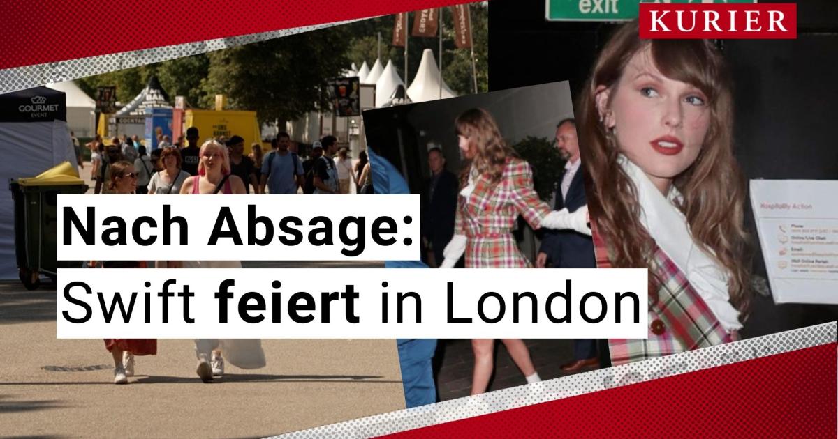 Nach Konzert-Absage: Erste Sichtung von Taylor Swift bei Party in ...