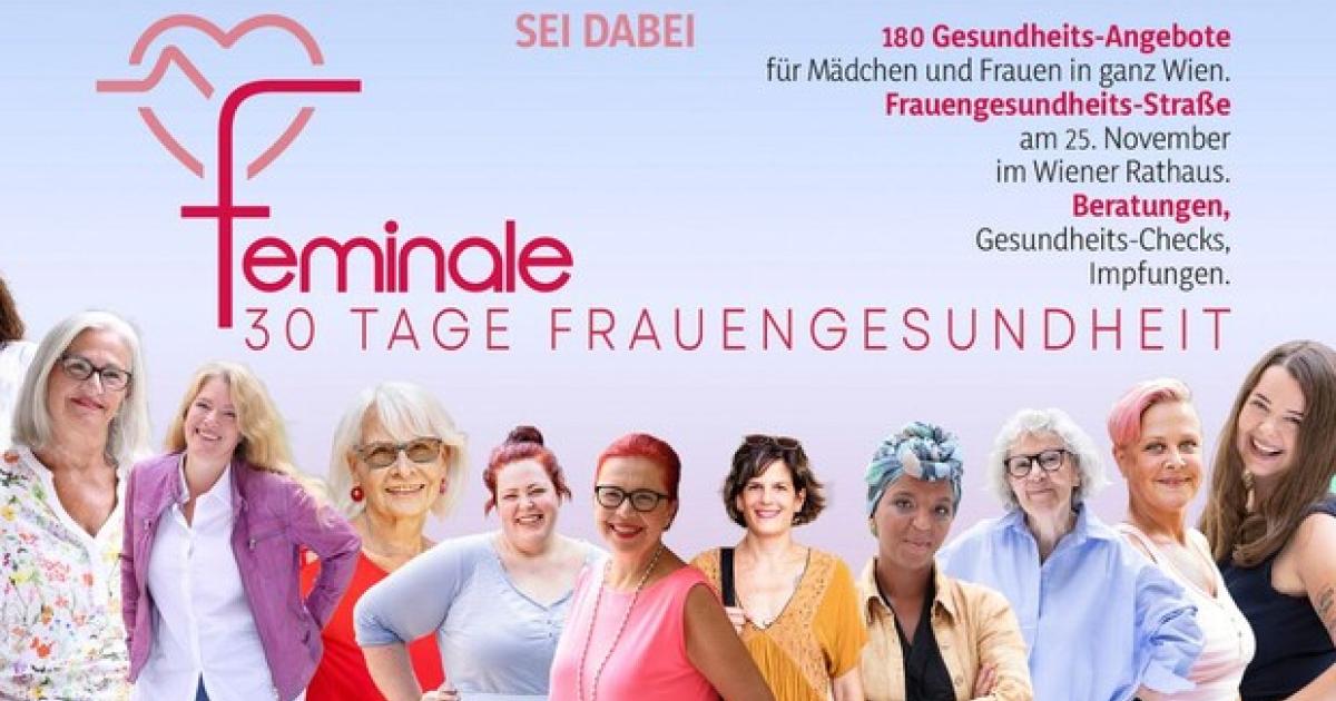 Feminale 2024: Ein ganzer Monat im Zeichen der Frauengesundheit | Kurier