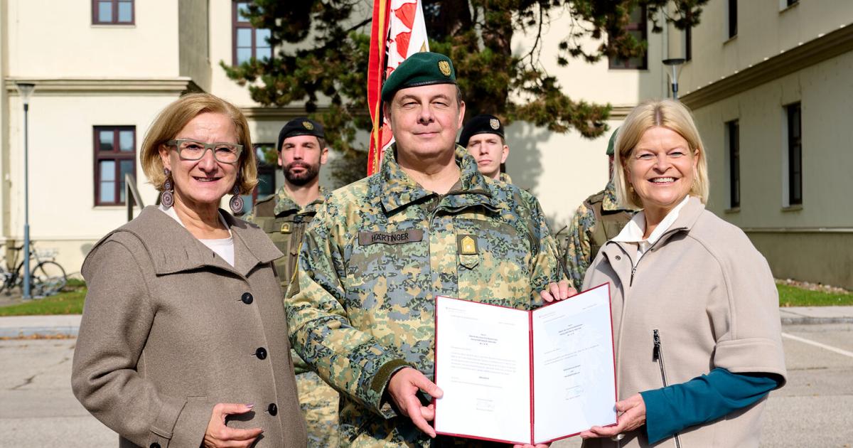 „Habt acht“: Neuer Offizier gibt nun in NÖ den Ton an | Kurier