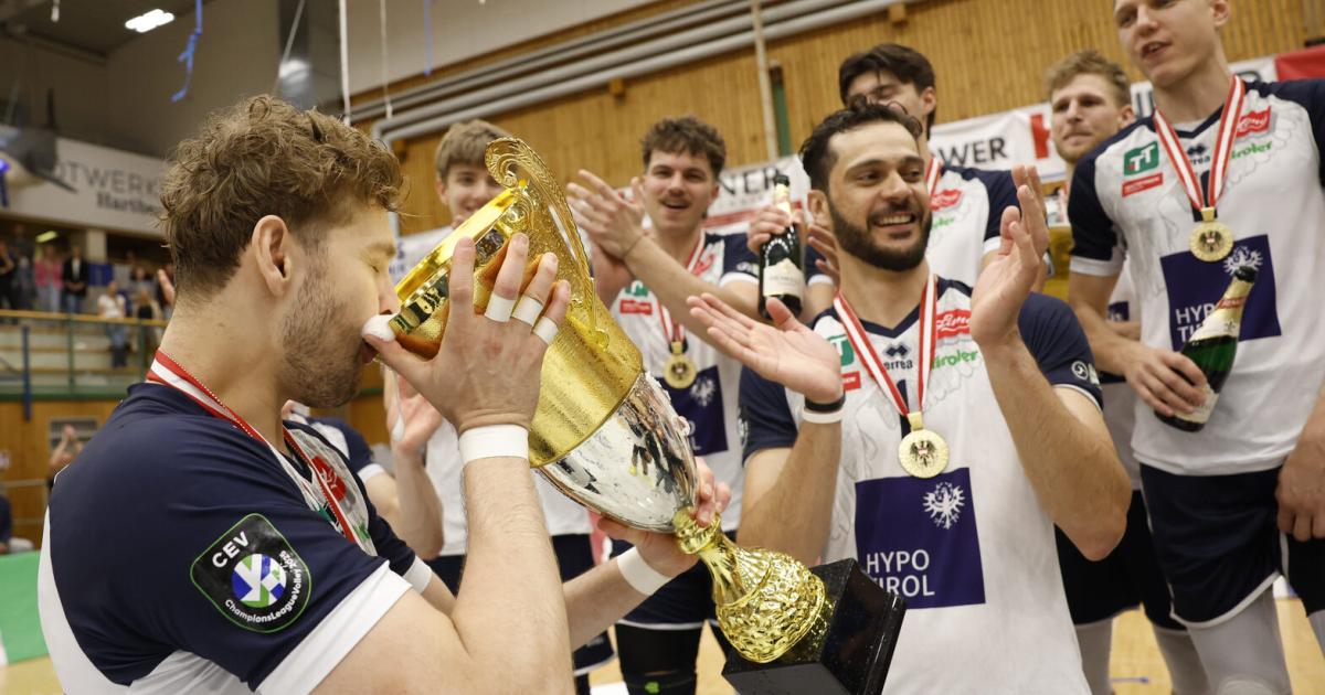 Rückzug als Meister: Der traurige Abschied der Tiroler Volleyballer | Kurier