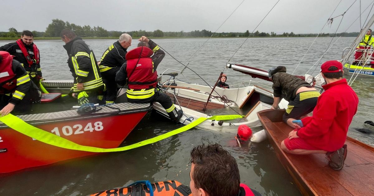 Sturm ließ Segelboote kentern: Rettungseinsatz am Enns-Stausee | Kurier
