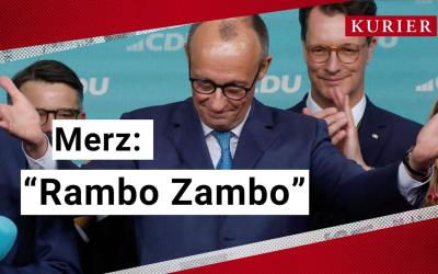 AfD legt zu, Merz freut sich trotzdem:" Rambo Zambo" | Kurier